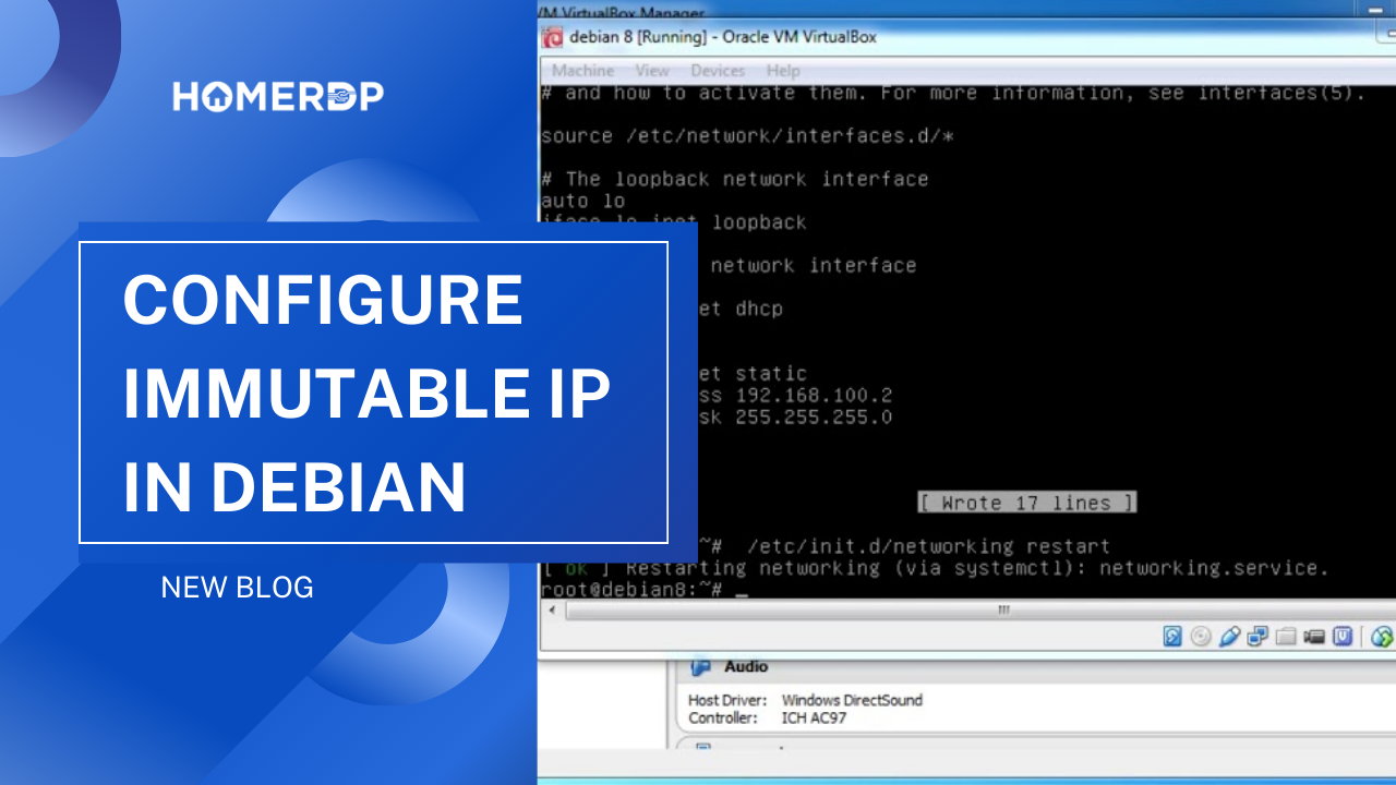 Configuring Immutable IP in Debian - Buy Cheap RDP Online - Admin Multiple User RDP